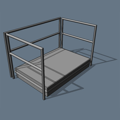 Building Revit Family canopy steel channel