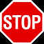 Texture Photoshop stop sign english
