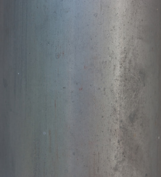 Texture JPEG metal tube gutter