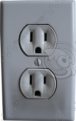 Texture JPEG wall plug power