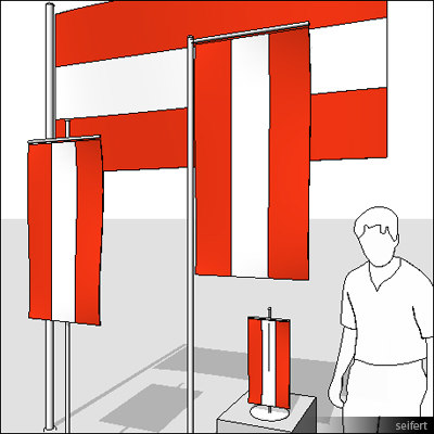 Building Revit Family Flag Pole Austria