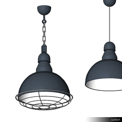Building Revit Family Lamp Suspended Lighting