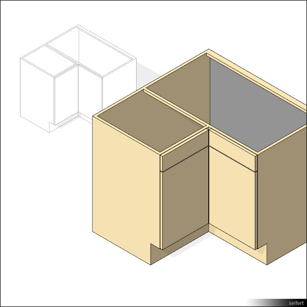 Building Revit Family kitchen floor unit