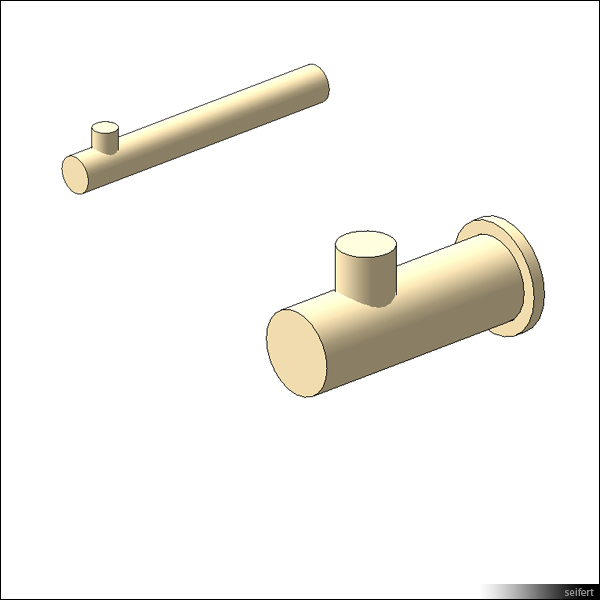 Building Revit Family Hook Furniture Hanger