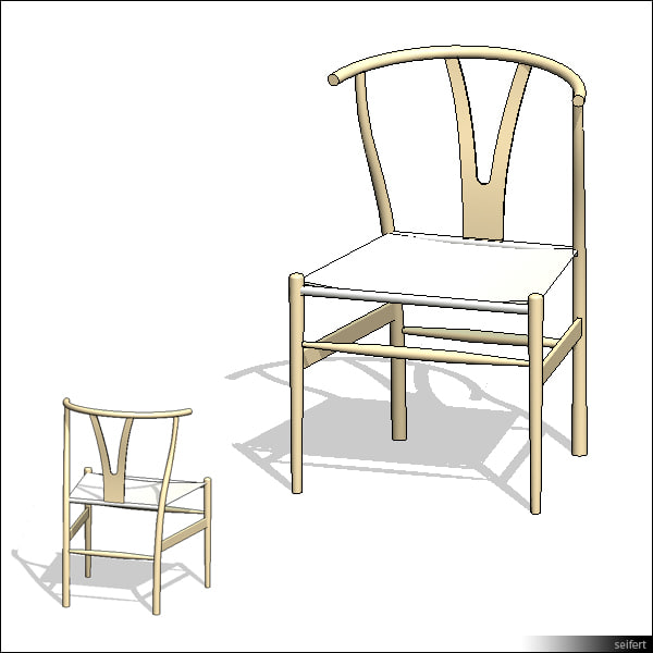 Building Revit Family Chair Furniture Armchair
