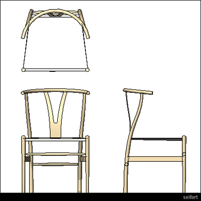 Building Revit Family Chair Furniture Armchair