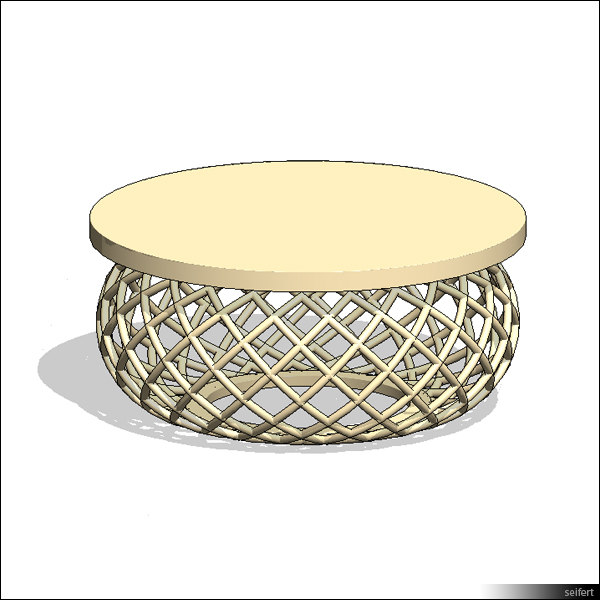 Building Revit Family Table Furniture Living