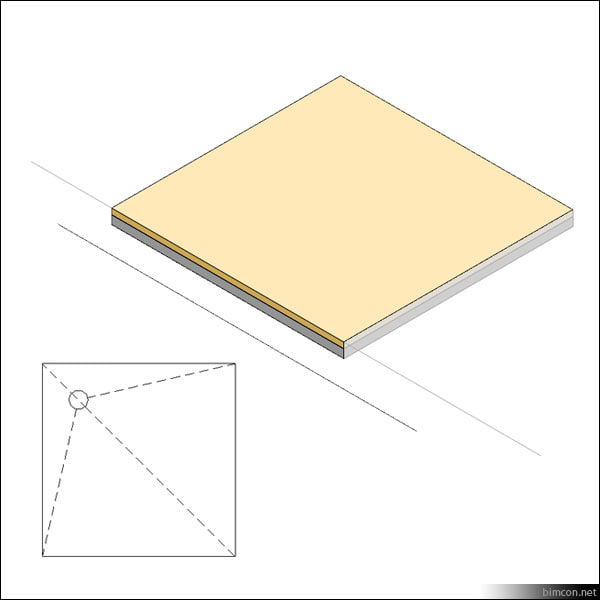 Building Revit Family shower base recessed