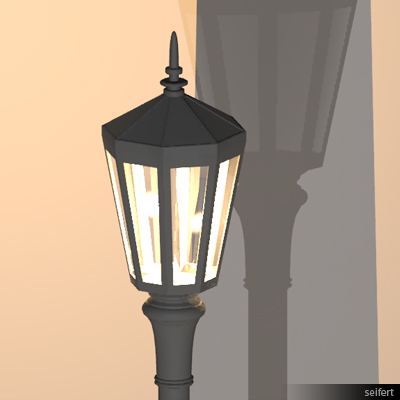 Building Revit Family Historic Street Lamp