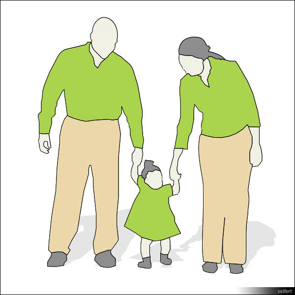Building Revit Family character family people