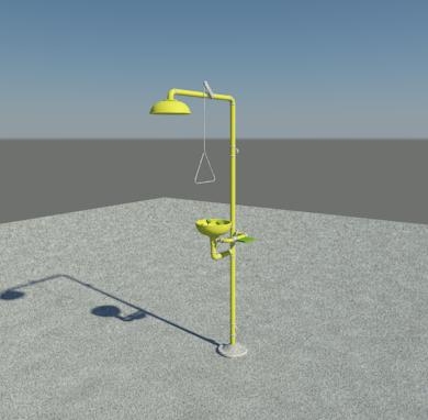 Building Revit Family Eye Wash Emergency