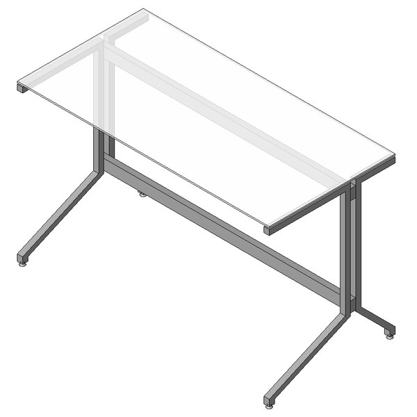 Building Revit Family desk office table