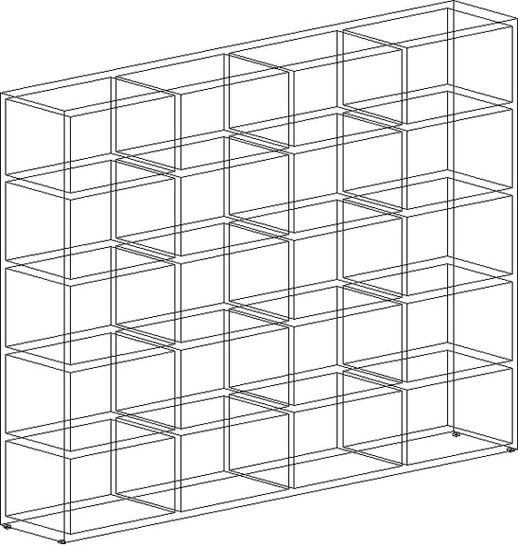 Building Revit Family bookcase book Furniture