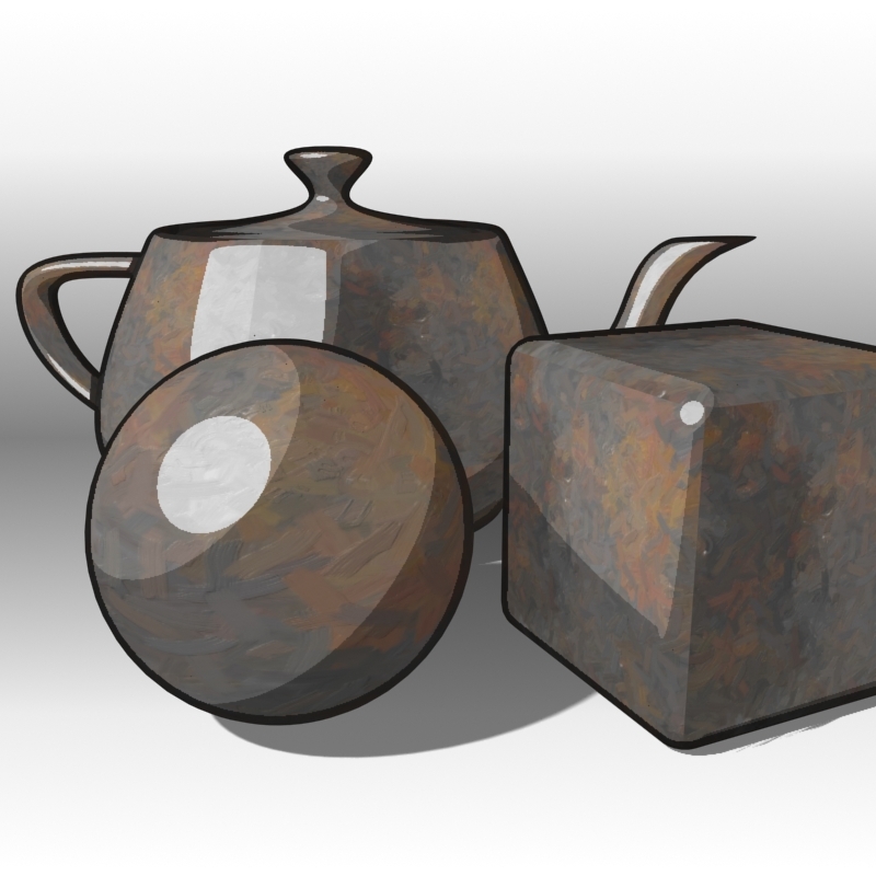 Materials 3ds Max Texture Cartoon metal rust