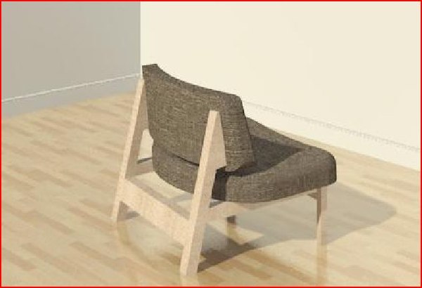 Building Revit Family Chair Lounge Furniture