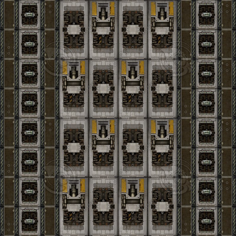 Texture PNG computer space ship