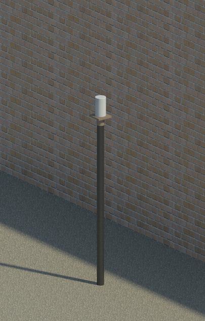 Building Revit Family Lighting Light Pole