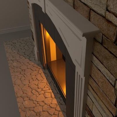 Building Revit Family Fireplace Surround