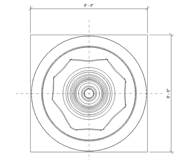 Building Revit Family Fountain Urn Exterior