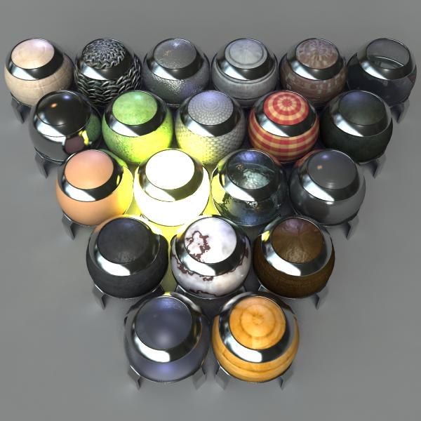 Materials Maya Brick Concret Leather