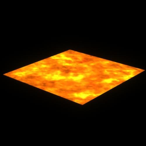 Materials Maya Lava with rock