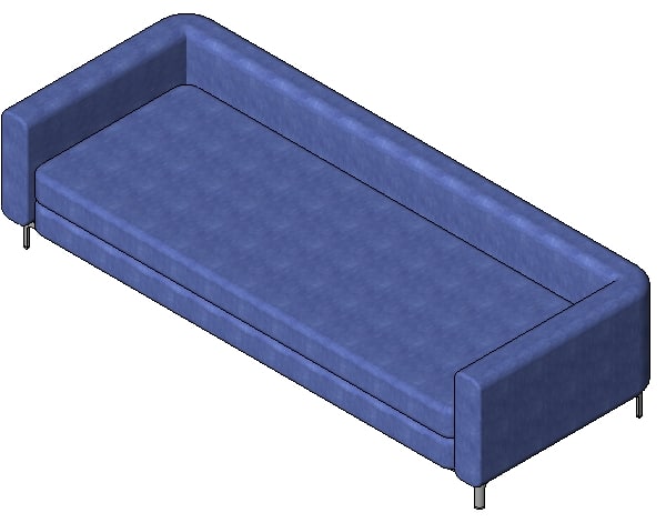 Building Revit Family sofa Furniture rfa