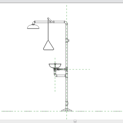 Building Revit Family Eye Wash Emergency
