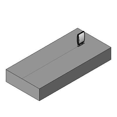 Building Revit Family sign wall portrait