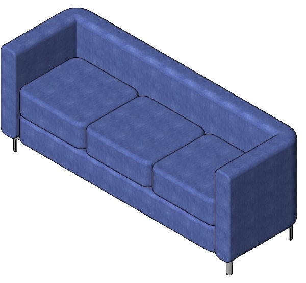 Building Revit Family sofa Furniture rfa