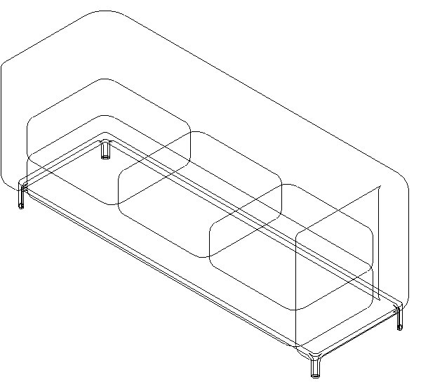 Building Revit Family sofa Furniture rfa