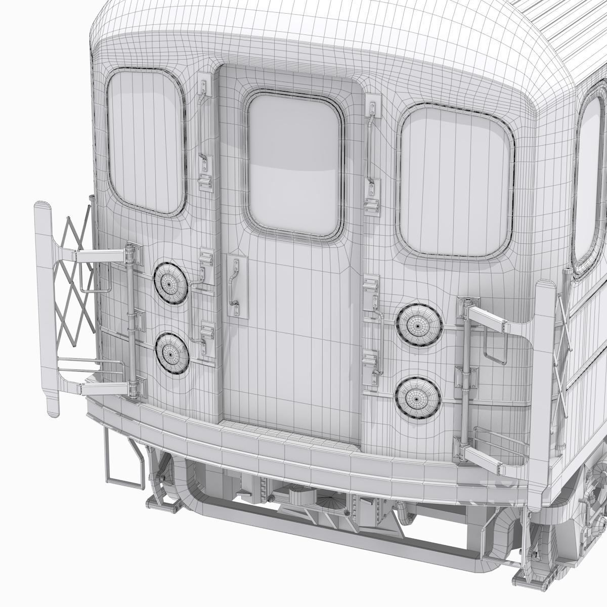 subway car 3d model