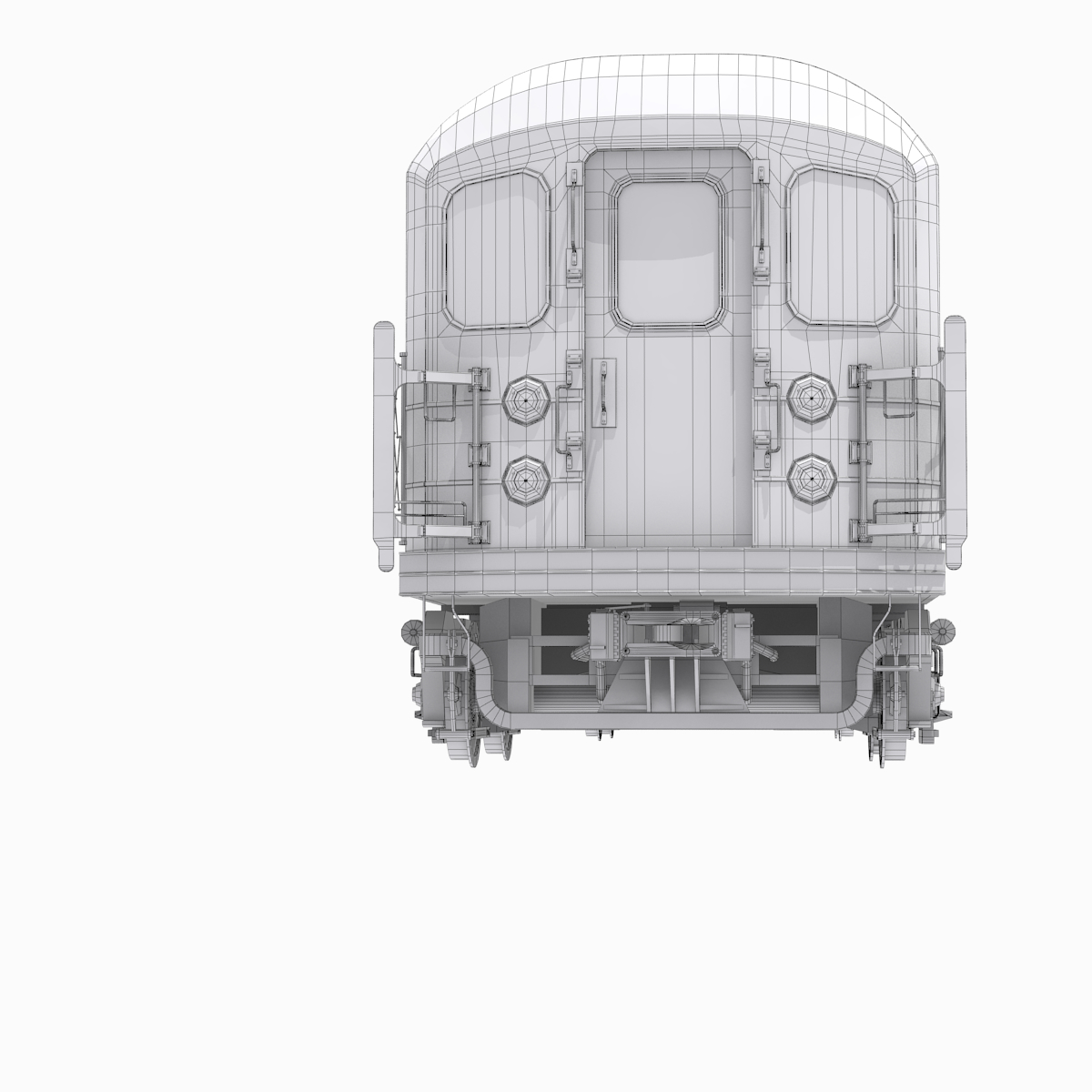 subway car 3d model