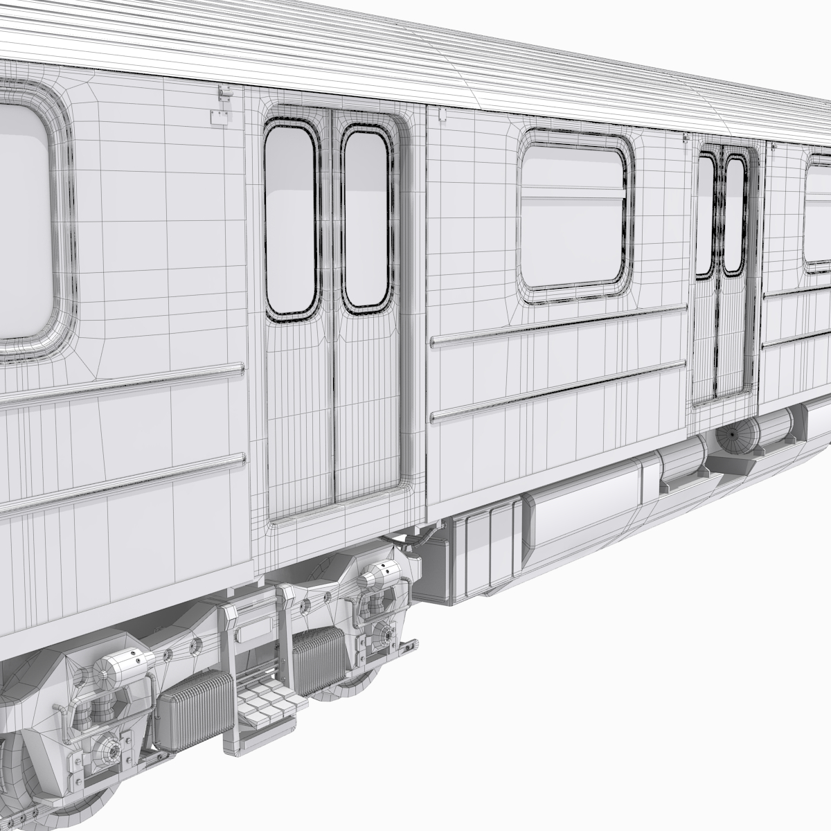 subway car 3d model