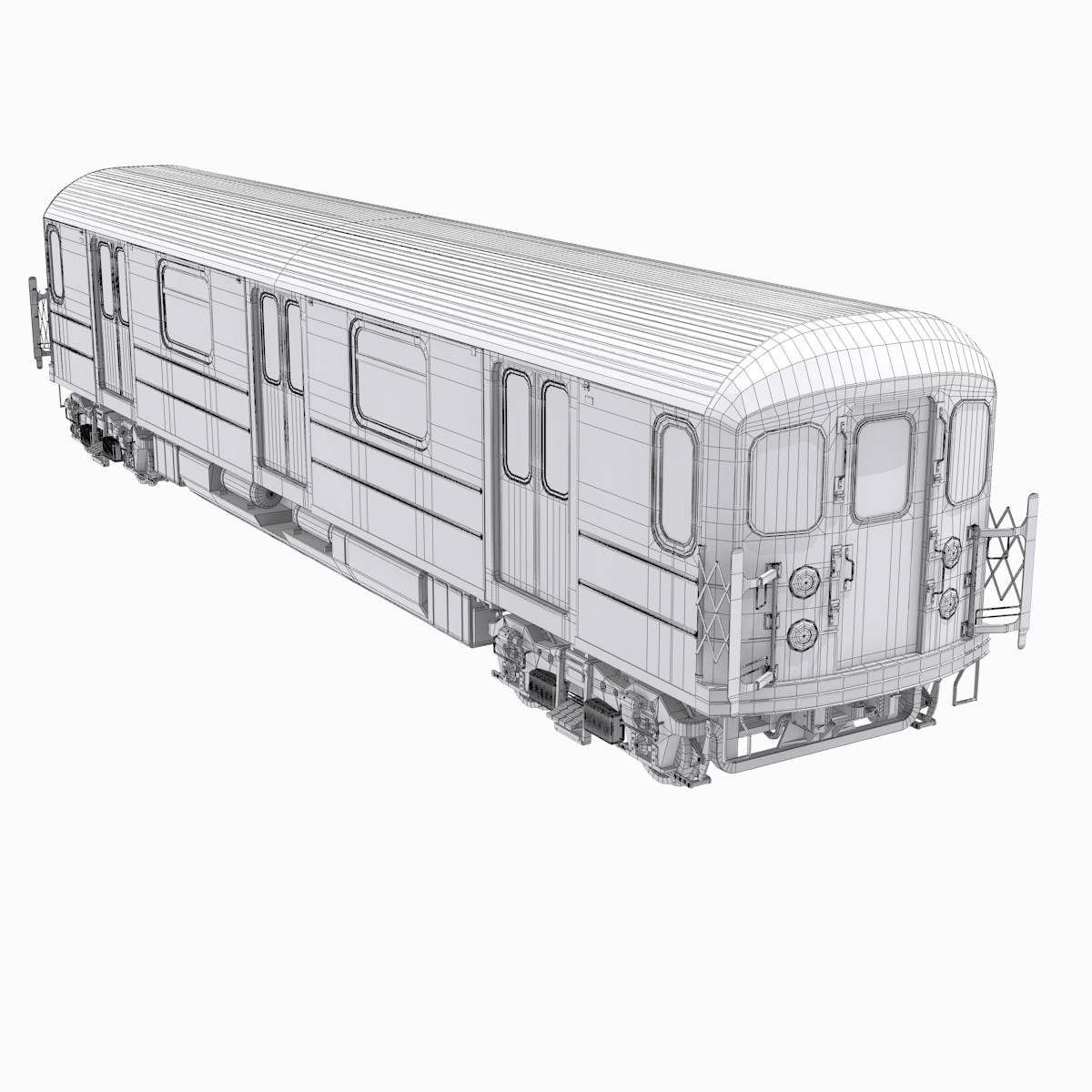 subway car 3d model