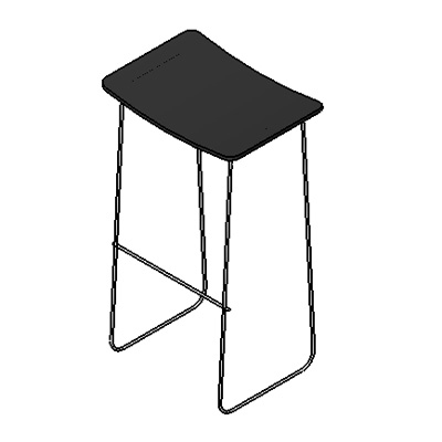 Building Revit Family Tai Bar Stool