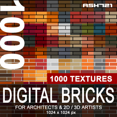 Texture brick bricks digital