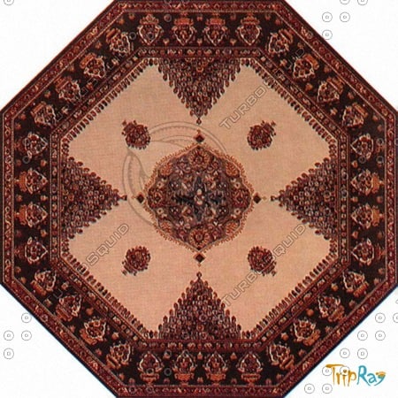 Texture JPEG carpet octagonal rug