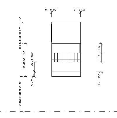 Building Revit Family Soda dispenser Appliances