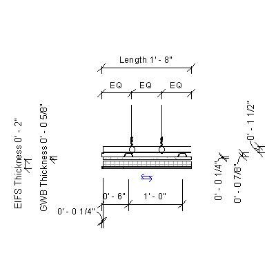 Building Revit Family EIFS Detail Component
