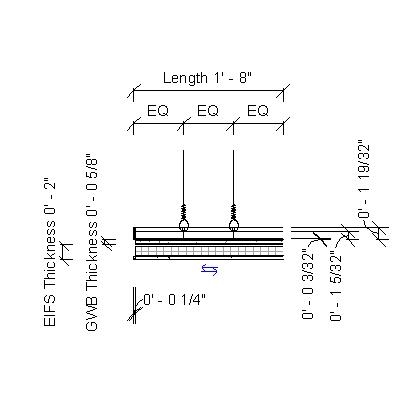 Building Revit Family EIFS Detail Component