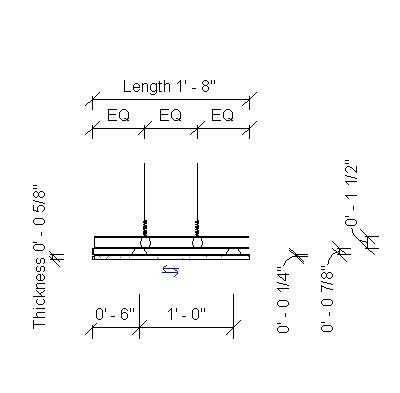 Building Revit Family GWB Detail Component