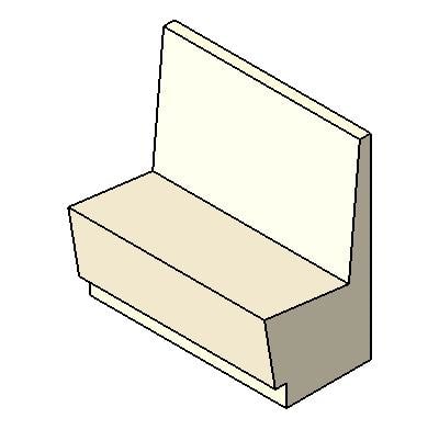 Building Revit Family booth Casework millwork