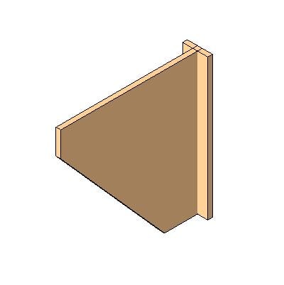 Building Revit Family counter bracket Casework
