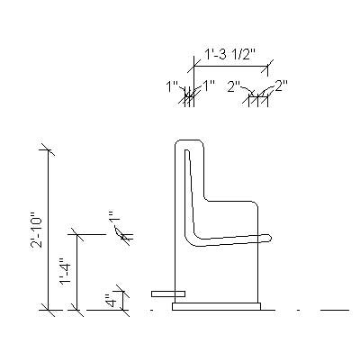 Building Revit Family pew Casework millwork