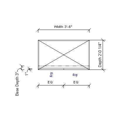 Building Revit Family tall Casework millwork