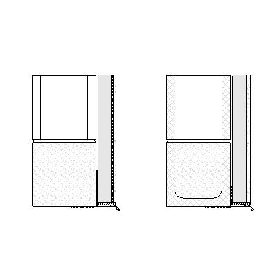 Building Revit Family head EIFS CMU