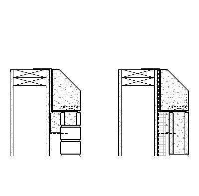Building Revit Family sill cavity GWB