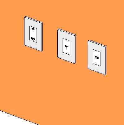 Building Revit Family outlet phone data