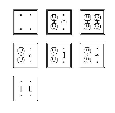 Building Revit Family outlet Detail Component