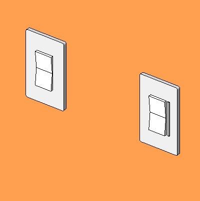 Building Revit Family switch Electrical